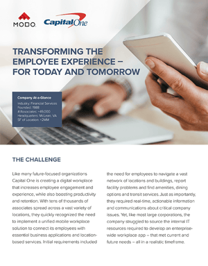 Modo Labs - Capital One Case Study